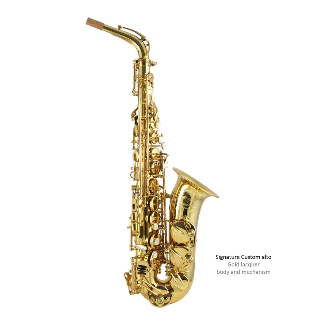 Signature Custom Raw Gold Lacquer | Trevor James Saxophones
